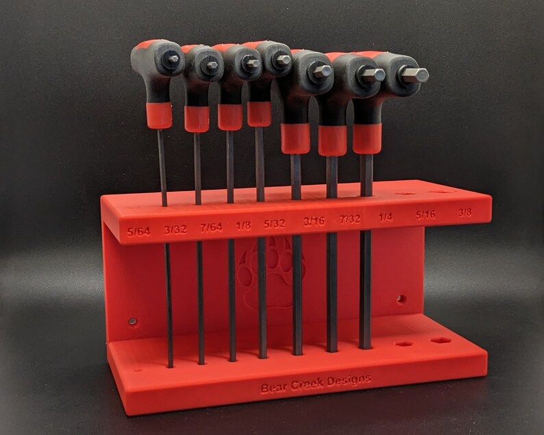 SAE and Metric T-handle Hex Key Storage Racks - Etsy