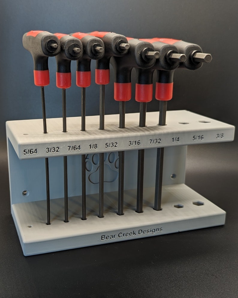 SAE and Metric T-handle Hex Key Storage Racks - Etsy