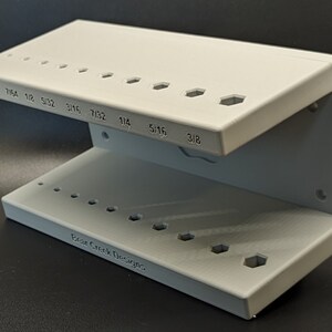 3D Printed T-handle Hex Key Rack – SAE Metric Allen Wrench Organizer ...