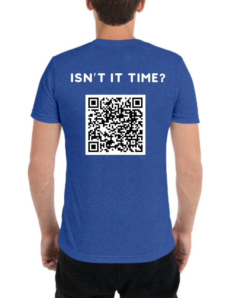Special Qr Code T-shirt, Qr Code Shirt, Custom Qr Tee, Unique QR Code ...