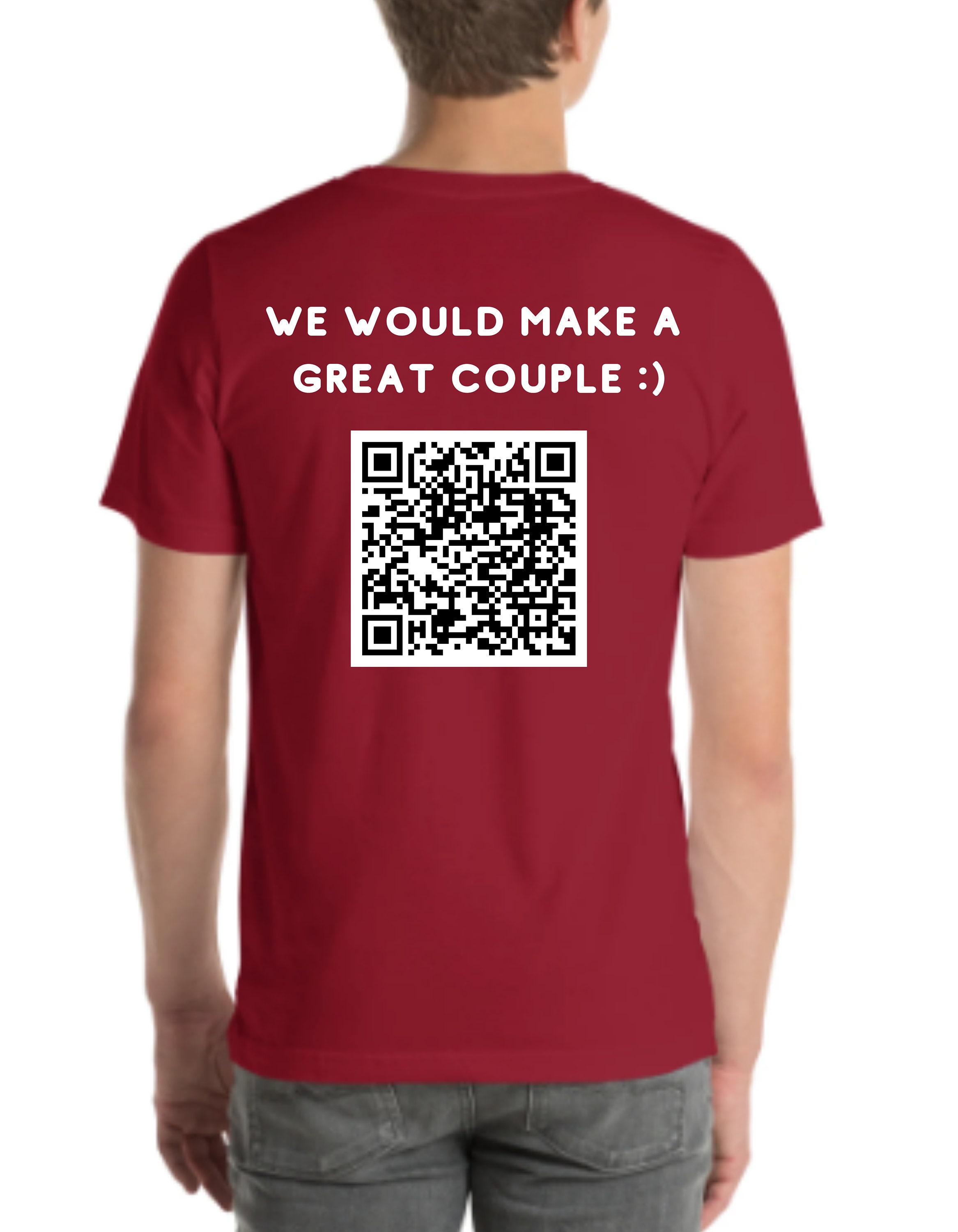 Special Qr Code T-shirt, Qr Code Shirt, Custom Qr Tee, Unique QR Code ...