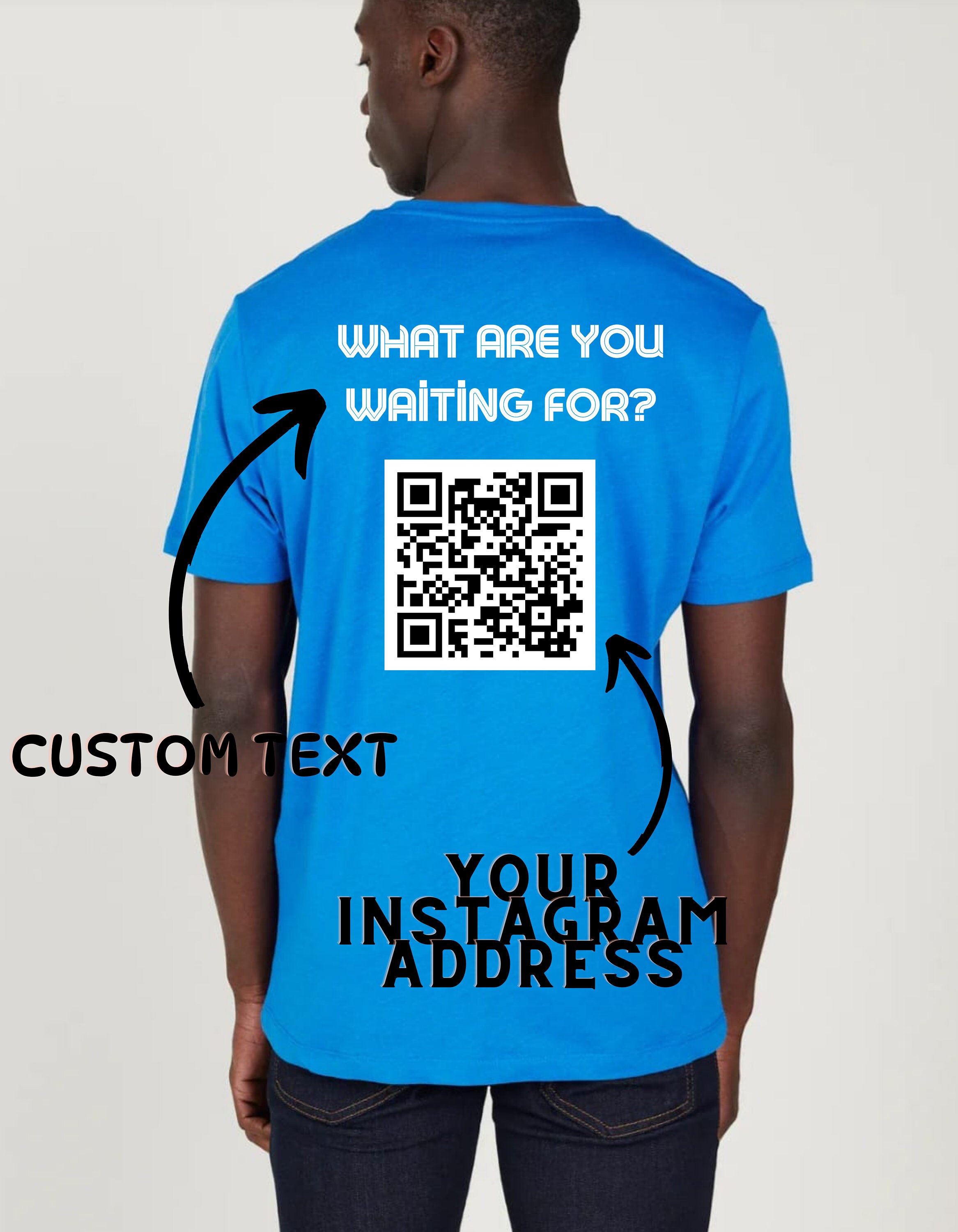 Special Qr Code T-shirt, Qr Code Shirt, Custom Qr Tee, Unique QR Code ...