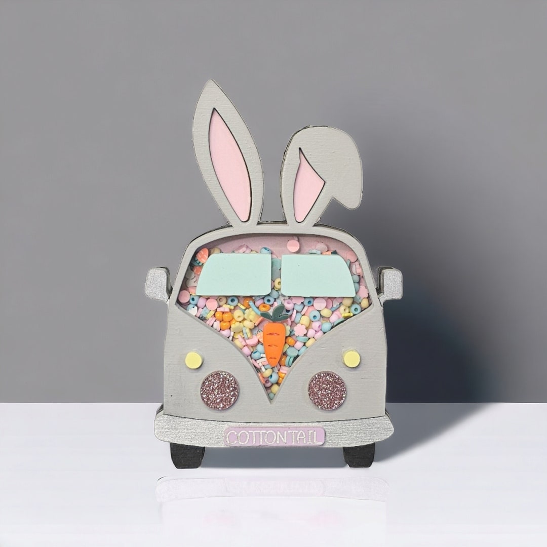 Easter Vintage Van DIGITAL SVG Laser Cut File. Free Commercial Use. - Etsy