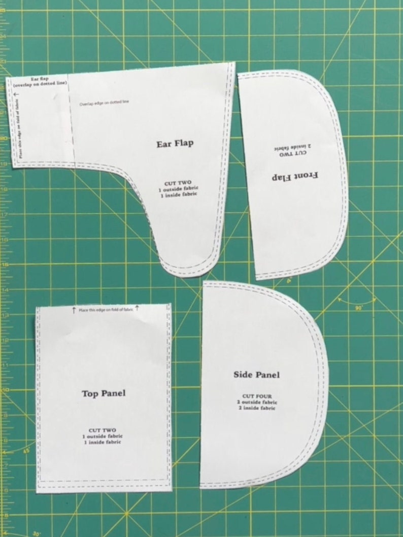 Aviator Hat Sewing Pattern - Etsy