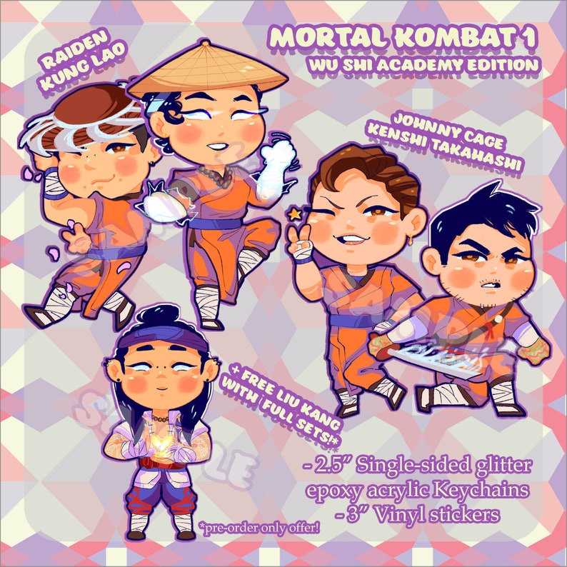 MK1 Wu Shi Academy 3 Vinyl Sticker - Etsy