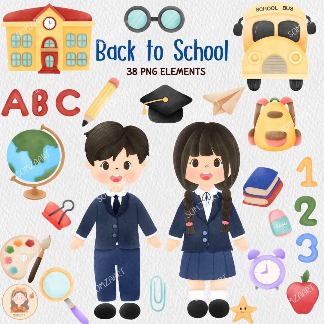 Back to School Clipart , School, School Clipart, School Graphics ...
