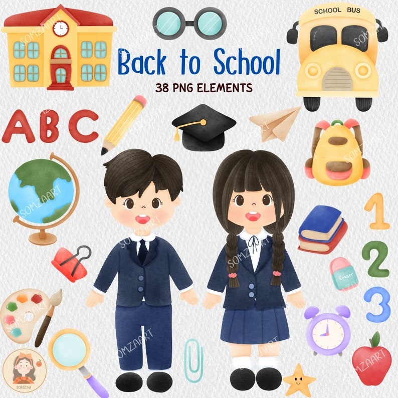 Back to School Clipart , School, School Clipart, School Graphics ...