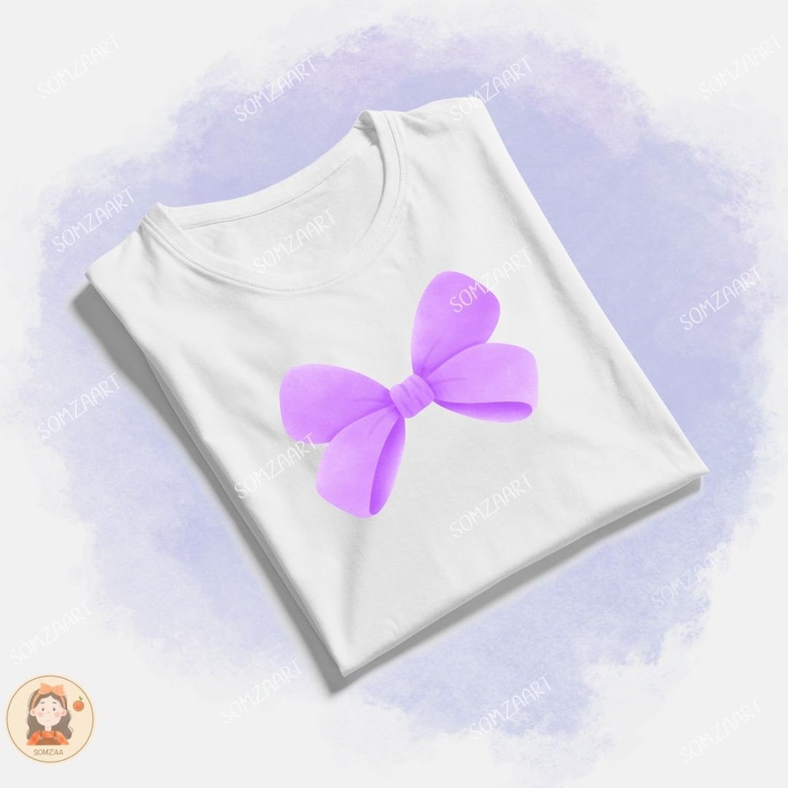 Watercolor Pastel Purple Bows Clipart PNG Pastel Ribbon Bow, Silk Bow ...