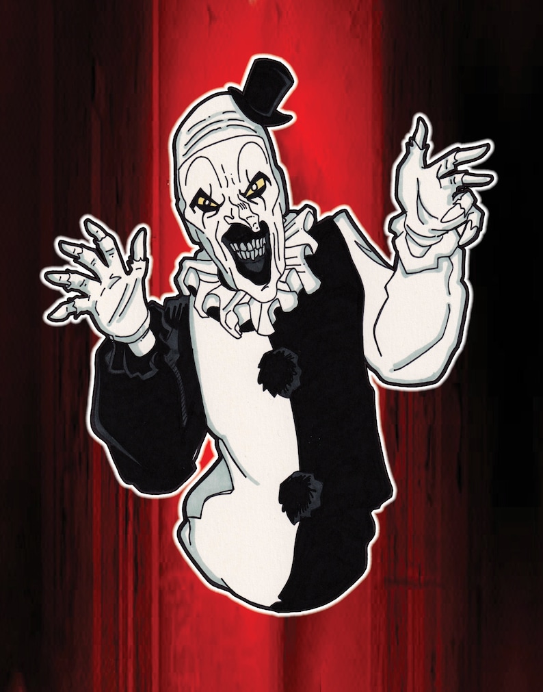 Jim8ball Digital Print / Macabre Wall Art / Dark Gallery Art / Horror ...