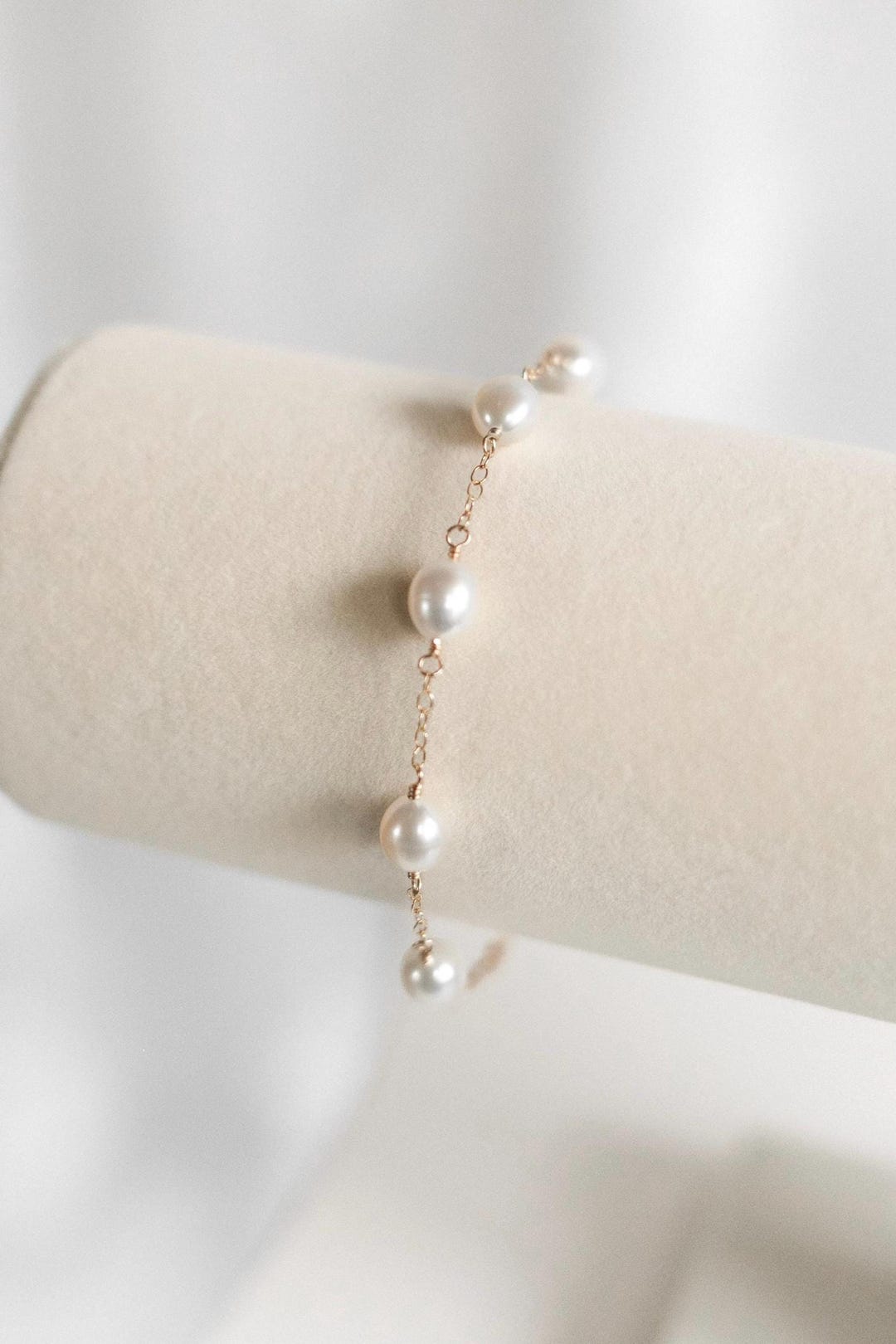 Grace Bracelet | Handcrafted 14k Gold Filled Freshwater Cultured Pearl ...