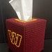 Washington Commanders Style Tissue Box Cover Plastic Canvas - Etsy