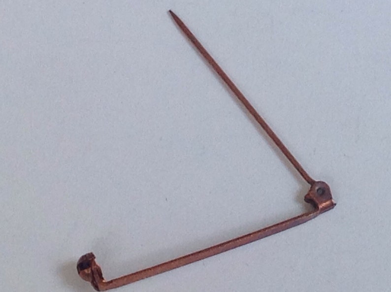 6 Vintage Copper Pins - Etsy
