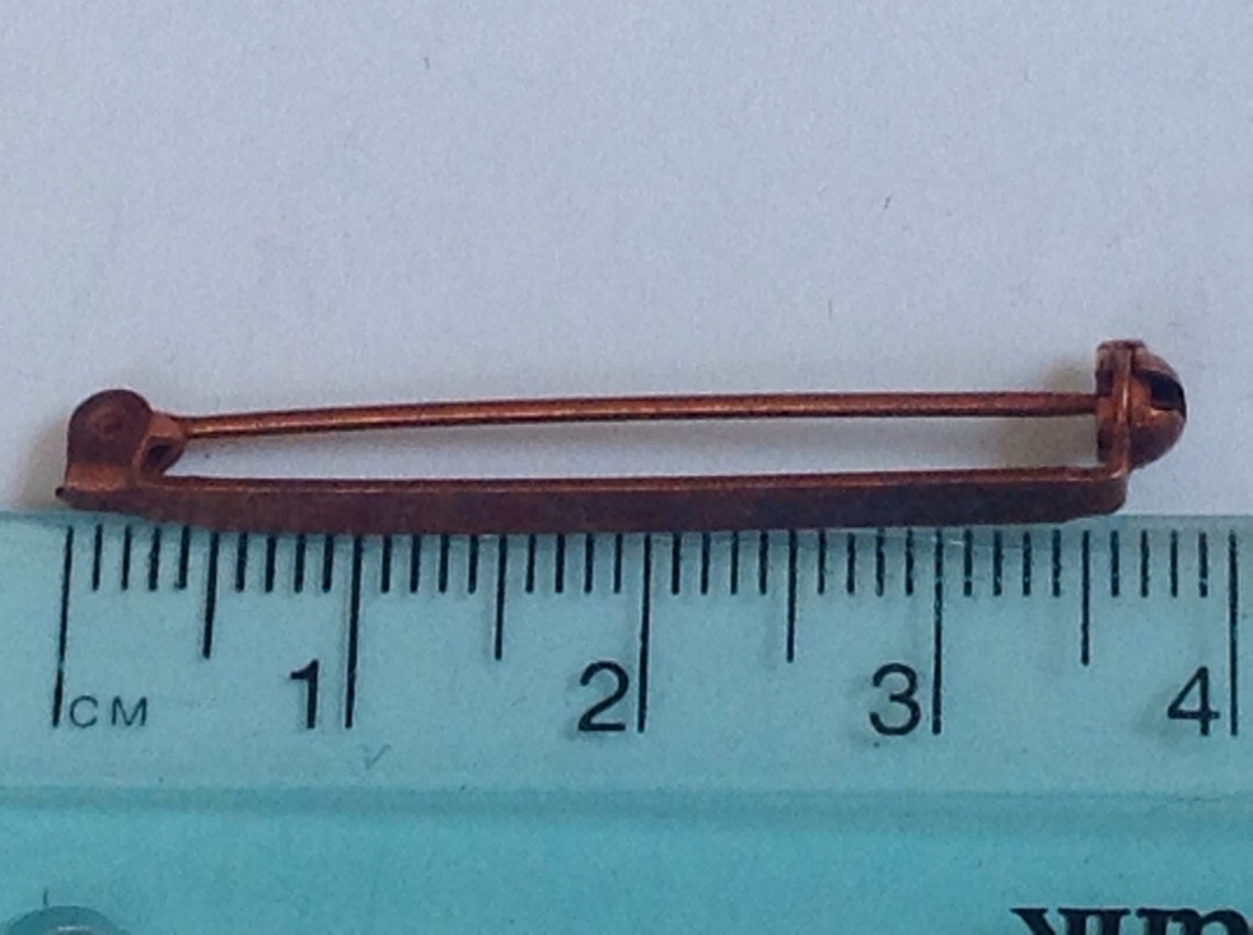 6 Vintage Copper Pins - Etsy