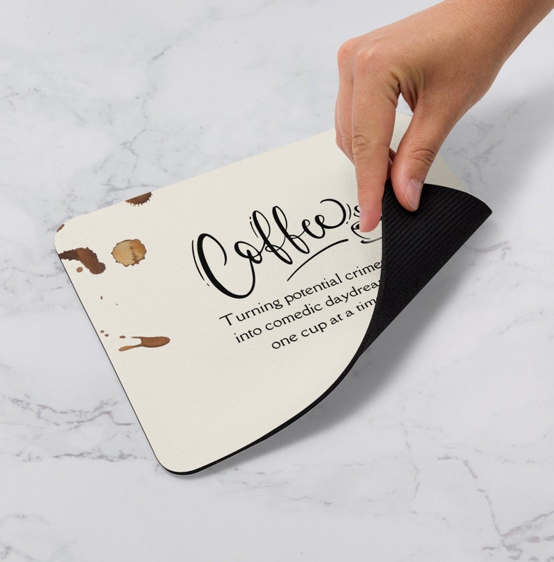 Mouse Pad "coffee Daydreams" . Office, Den, Desk, Funny, Humor, Witty ...