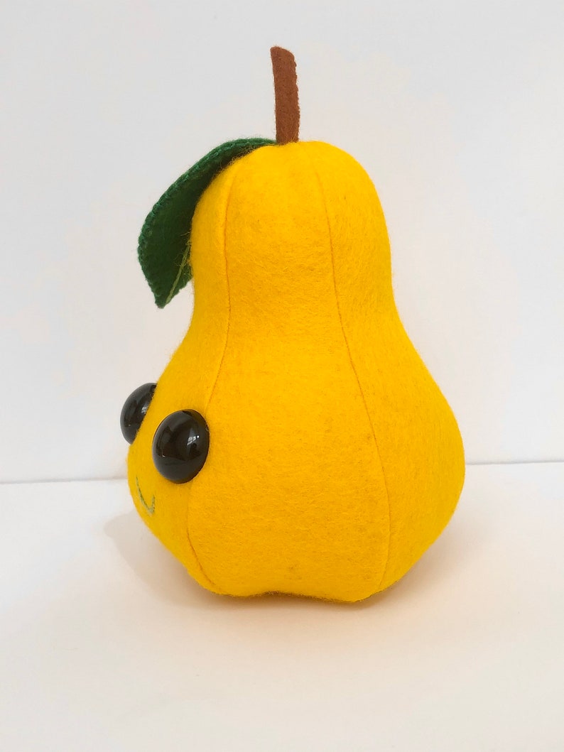 Pear Plush/ Kawaii Plush / Pear Stuffed Animal / Fruit Plush / Stuffed ...
