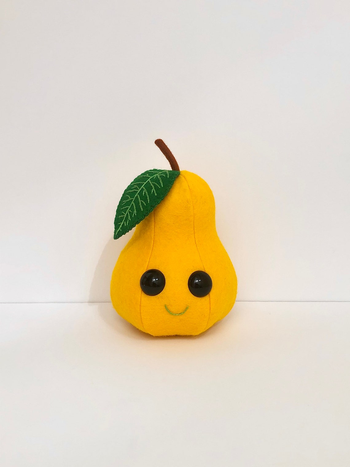 Pear Plush/ Kawaii Plush / Pear Stuffed Animal / Fruit Plush / - Etsy