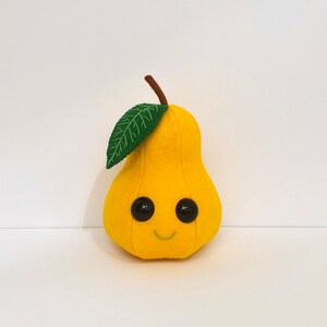Pear Plush/ Kawaii Plush / Pear Stuffed Animal / Fruit Plush / Stuffed ...
