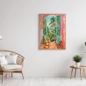 Henri Matisse Open Window Poster, Modern Art Exhibition Poster, Open ...