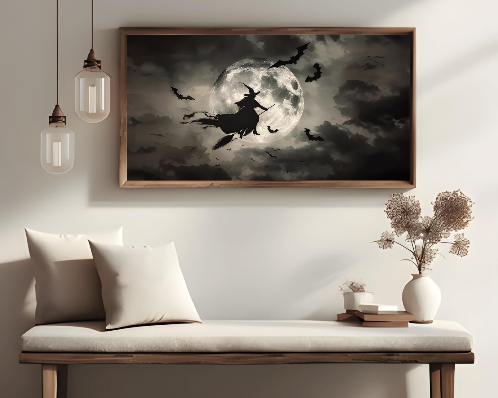 Frame Tv Art Witches, Halloween Frame Tv, Samsung Frame Tv Art ...