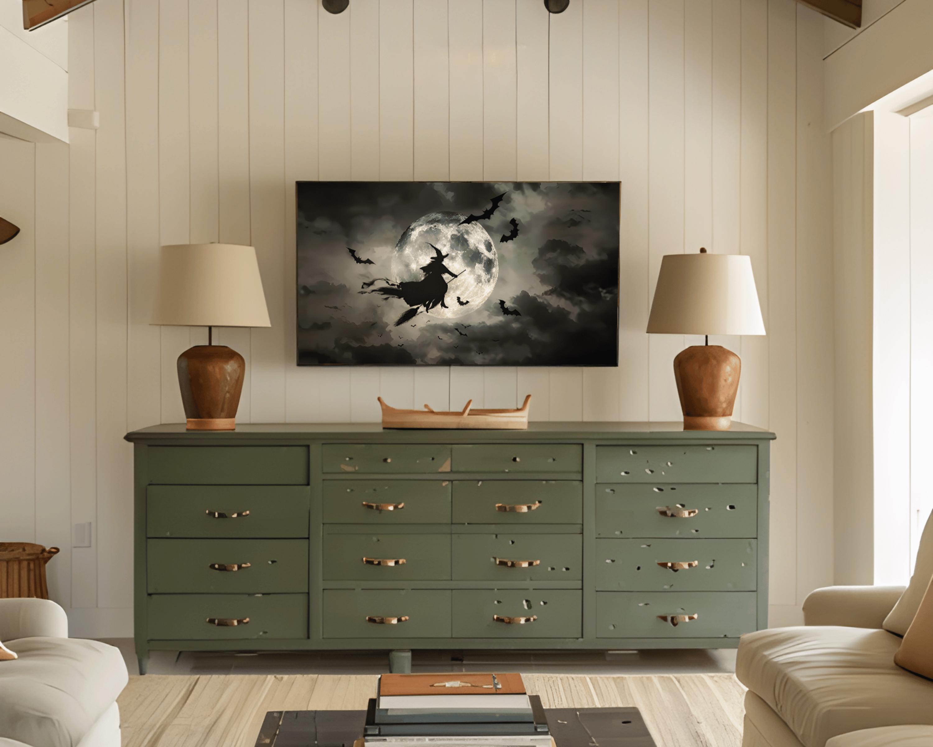 Frame Tv Art Witches, Halloween Frame Tv, Samsung Frame Tv Art ...