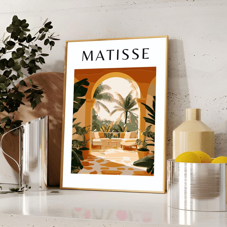 Henri Matisse Art Print, Modern Gallery Exhibition, Aesthetic Matisse ...