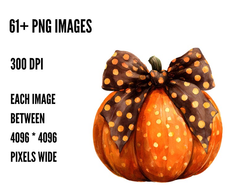 Watercolor Pumpkin Clipart Bundle – Autumn Fall PNG Designs for ...