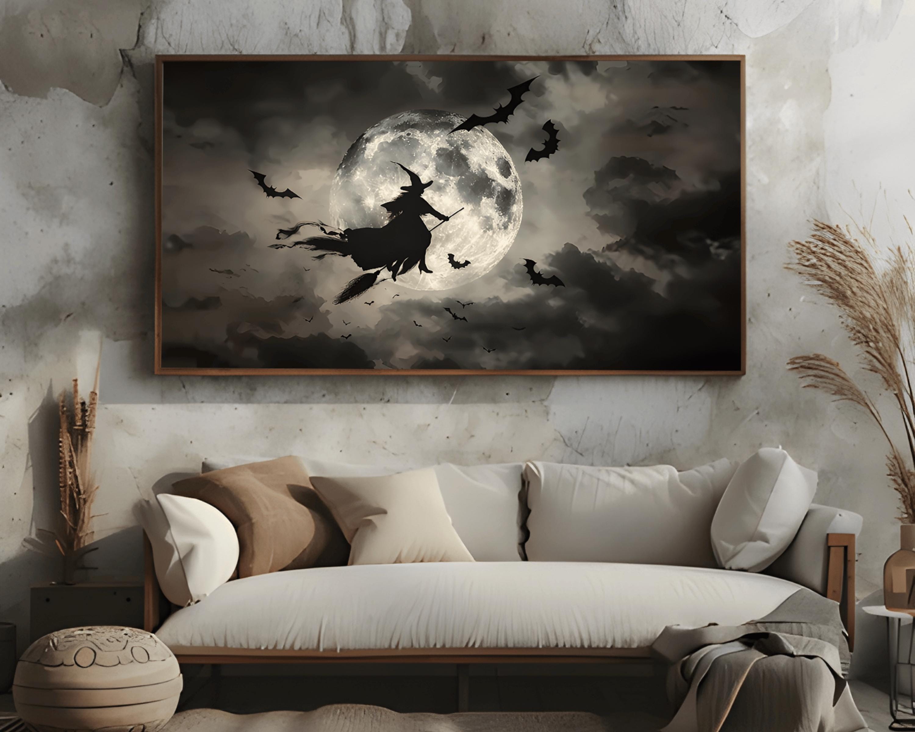 Frame Tv Art Witches, Halloween Frame Tv, Samsung Frame Tv Art ...