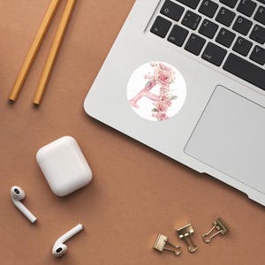 Floral Alphabet Clipart, Pink Alphabet Clipart, Watercolor Floral ...