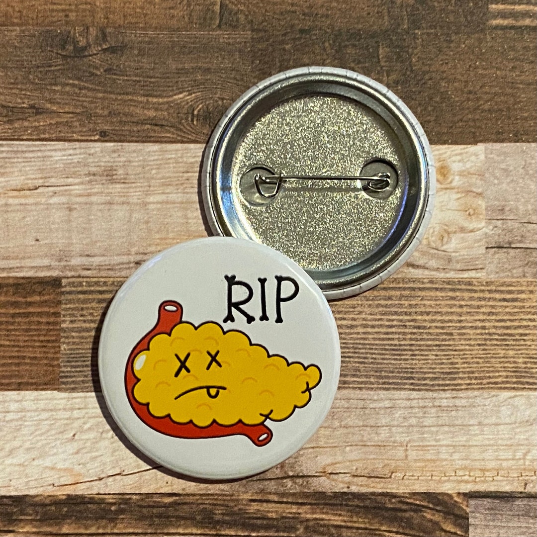 Diabetes Type 1 Dead Pancreas Society Member Pin Back Button/badge ...
