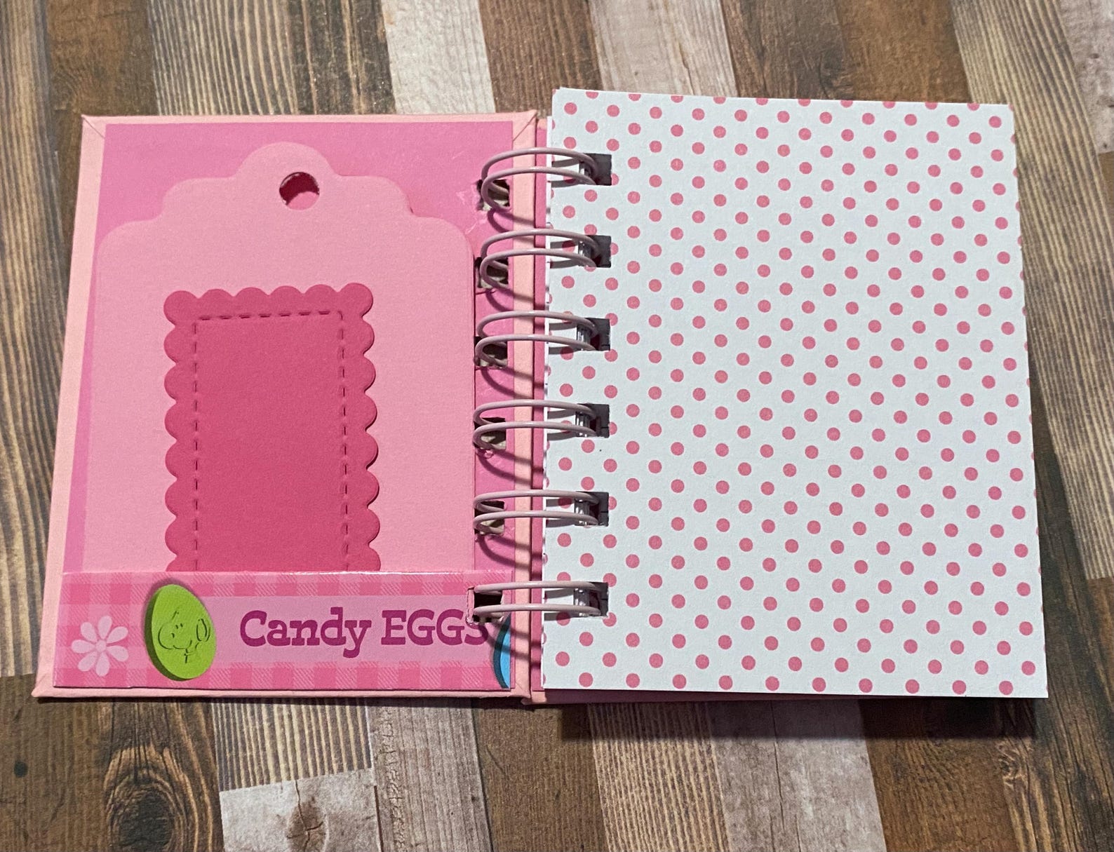 Handmade Easter Themed Mini Notebook Upcycled Journal - Etsy