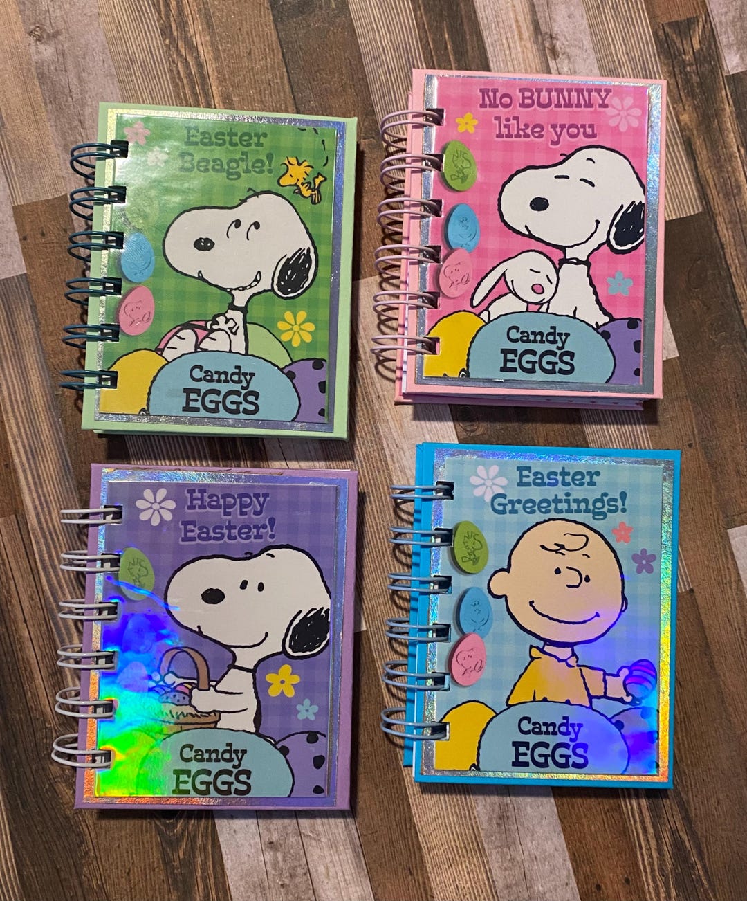 Handmade Easter Themed Mini Notebook Upcycled Journal - Etsy