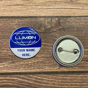Customize Severance Lumon Inspired Pinback Button Add Your Name to the ...