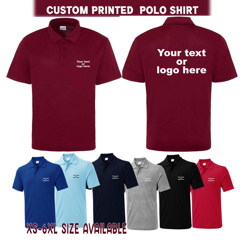 Personalized Polo - Etsy