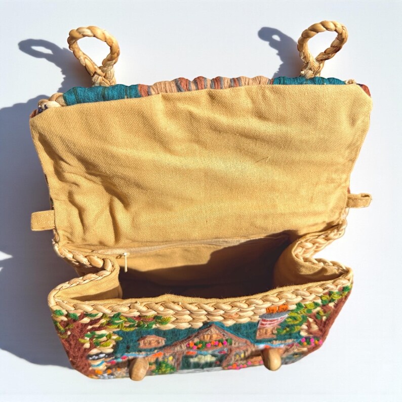 Hand Embroidered Hyacinth Bag - Etsy
