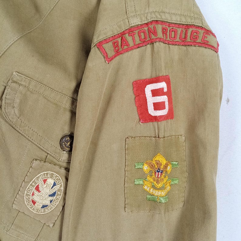 1930s BSA Shirt 5th World Jamboree Swiss Contingent , Eagle Scout Type ...