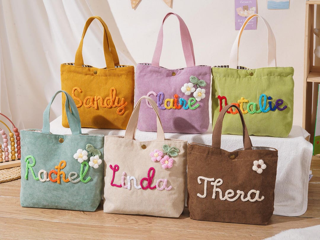 Personalized Name Handbags, Custom Name Handbag as Baby Shower Gifts ...
