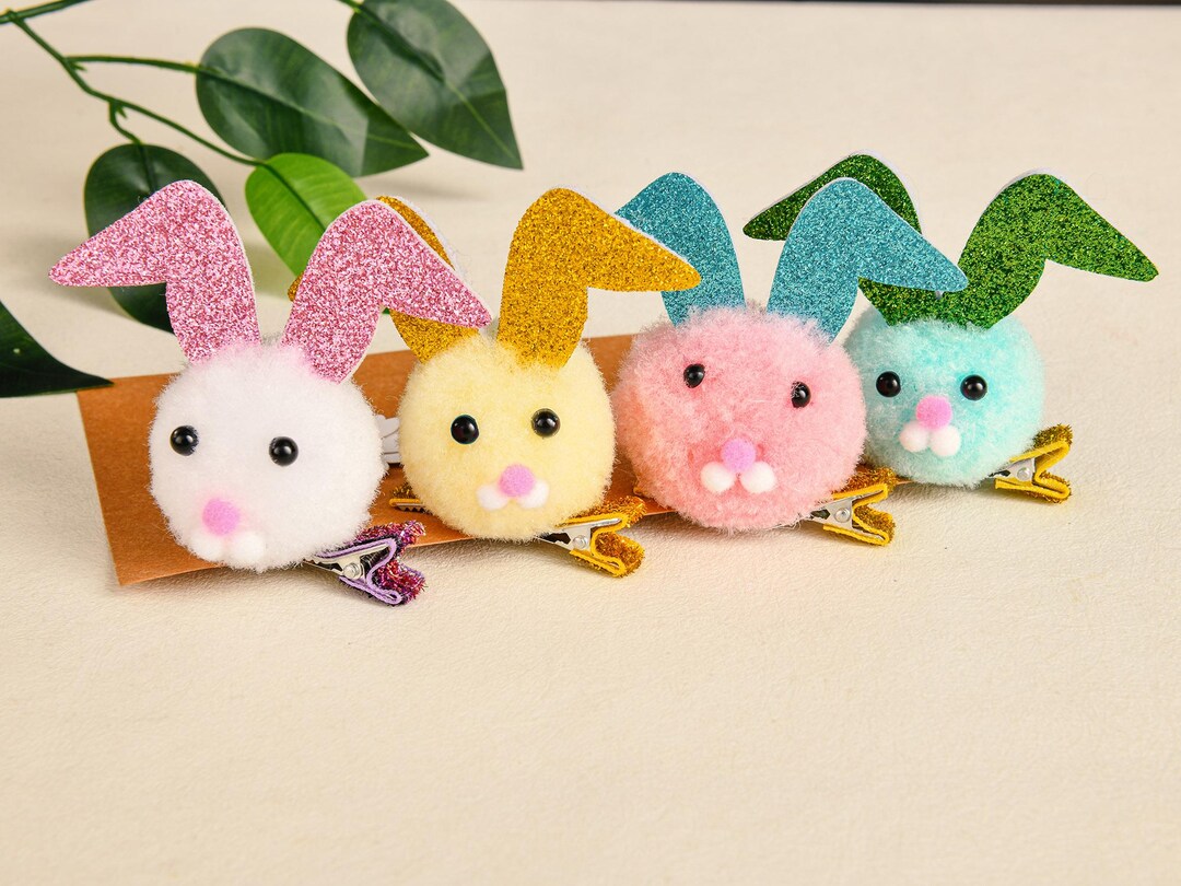 Easter Bunny Hair Clip, Easter Hair Clip, Girls Easter Hair Clip ...
