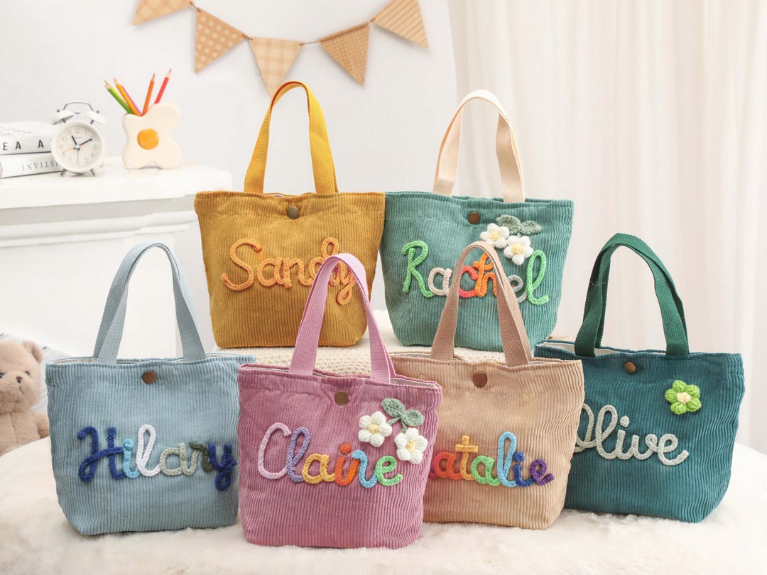 Personalized Handbags, Custom Name Handbag as Baby Birthday Gifts ...