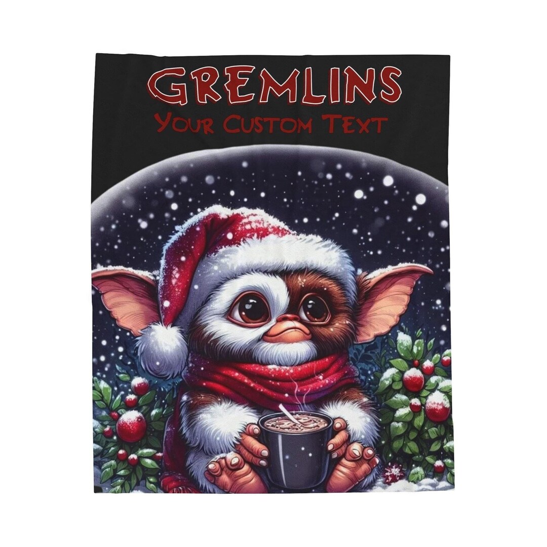 The Ultimate Gift for Gizmo Fans Gremlins fan Gremlin Christmas Fleece ...