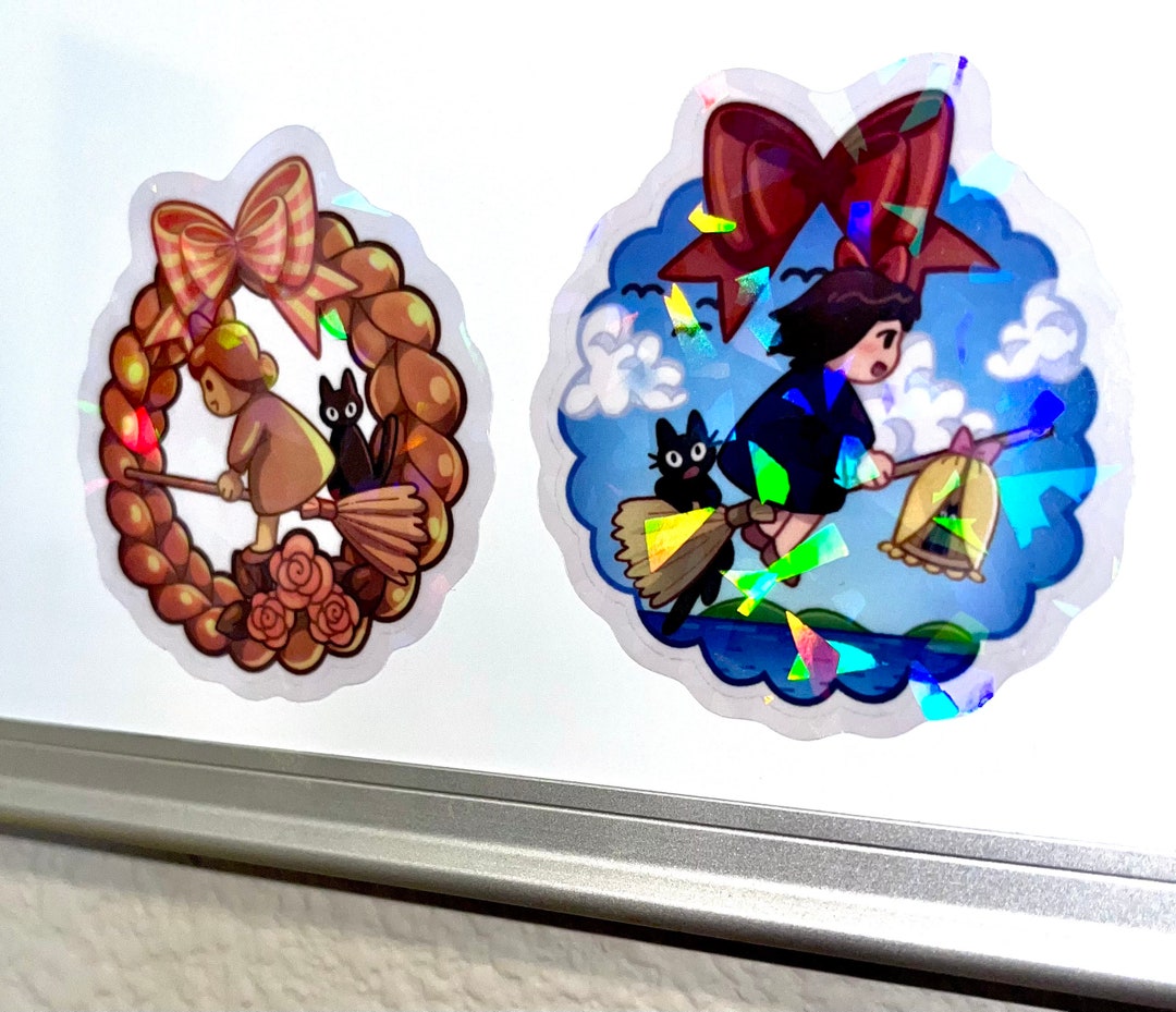 Kiki Delivery Inspired Holographic Sticker - Etsy