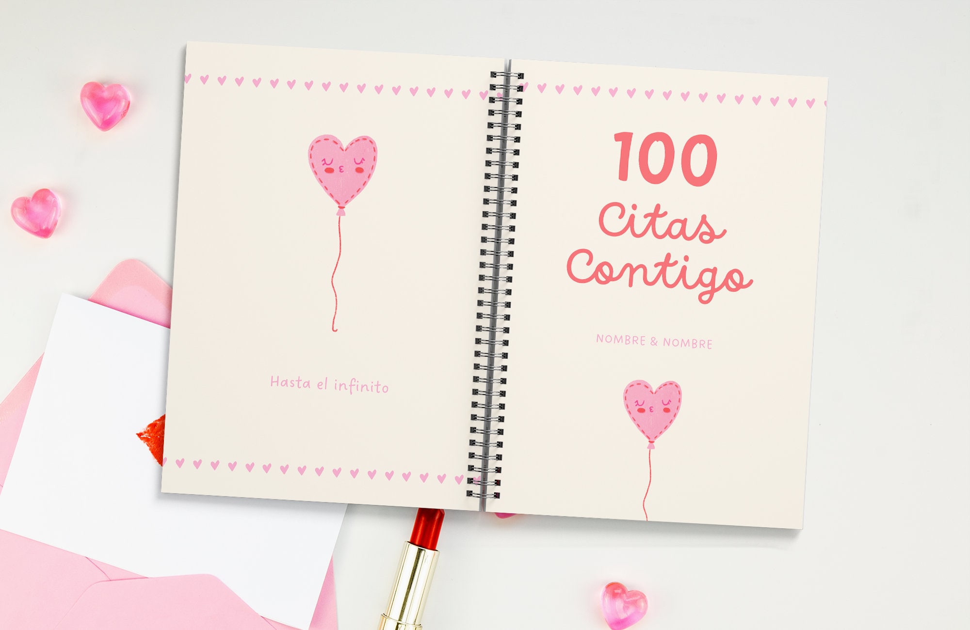 Libro de 100 citas, archivo digital de 100 citas, agenda imprimible de ...