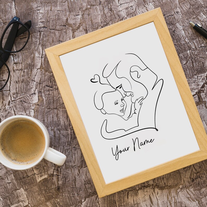 Personalized Line Art From Photo, Custom Line Drawing, Personalized ...