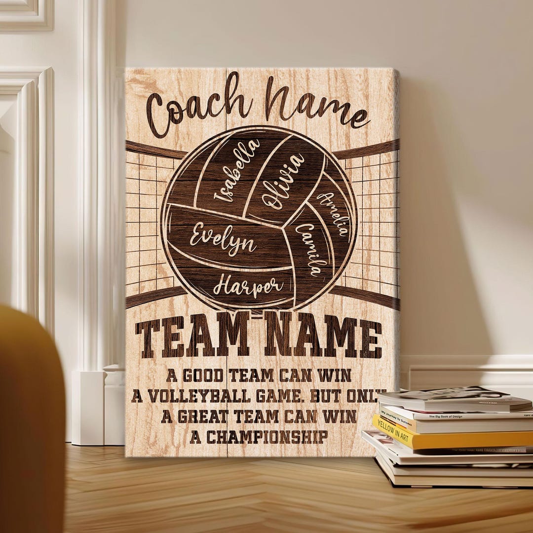 Custom Volleyball Plaque – the Ultimate Keepsake for Players, Coaches ...