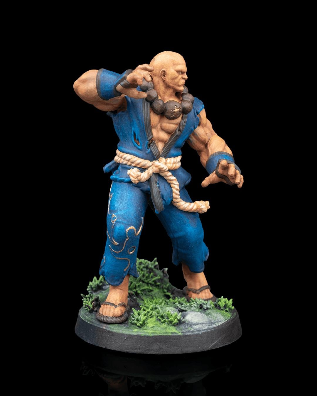 3D Printed Monk Miniature – Resin RPG Character Model (unpainted) - Etsy
