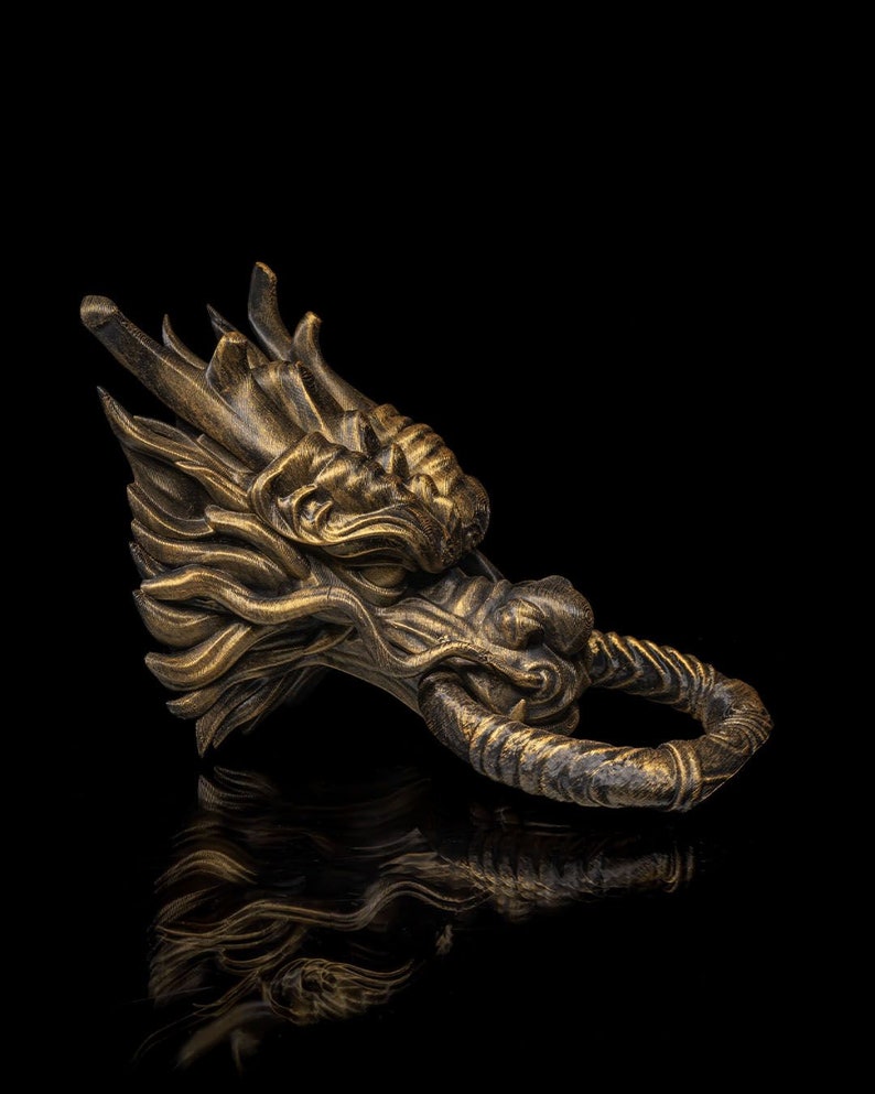 Chinese Dragon Door Knocker - Etsy