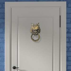 Chinese Dragon Door Knocker - Etsy