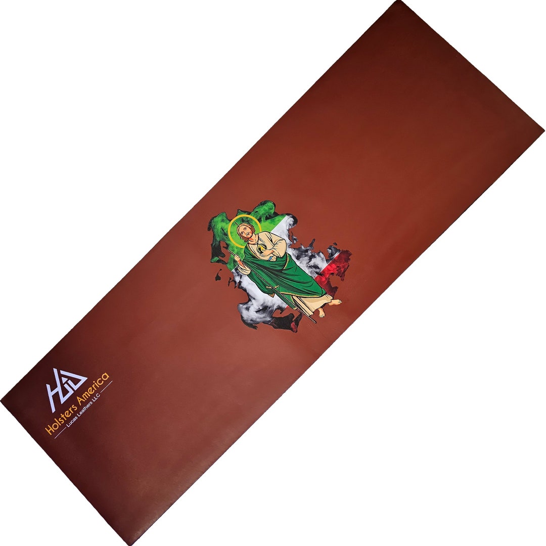 Custom Premium Handmade Pistol LEATHER Mat GUN Rifle Cleaning Mat ...