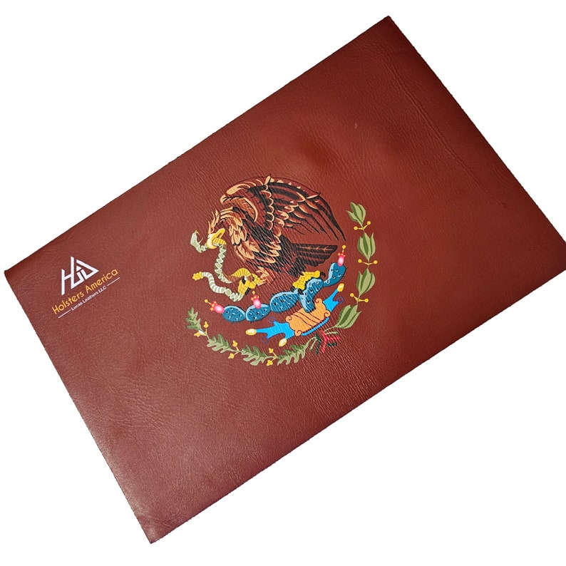 Custom Pistol Leather Gun Cleaning MAT Colt, Glo Ck, Measures 11 X 17 ...