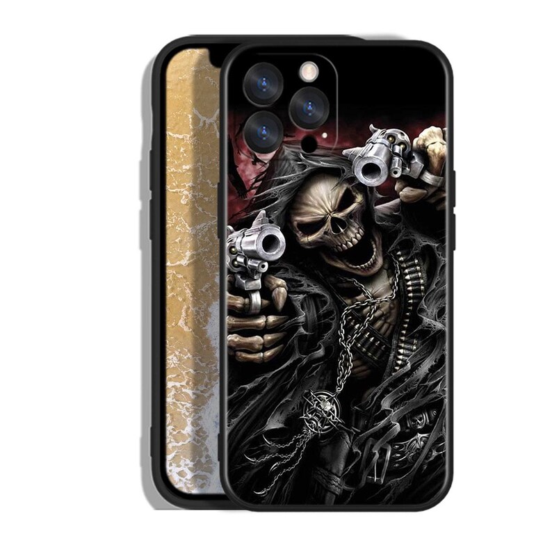 Grim Reaper Death Skull Horror Fantasy Vibe Protective Custom Phone ...