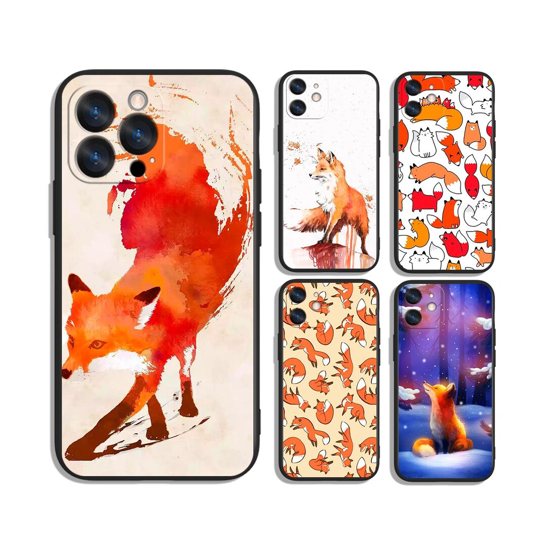 Cartoon Fox Cute Animal Funny Style Protective Custom Phone Cases for ...
